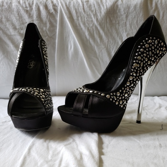 Deb | Shoes | Sexy Silver Stiletto Heel | Poshmark